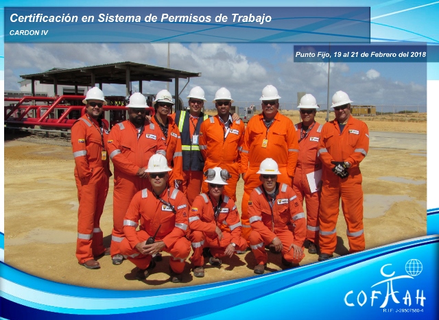 Certificación En Sistema De Permisos De Trabajo (CARDON IV) Punto Fijo ...