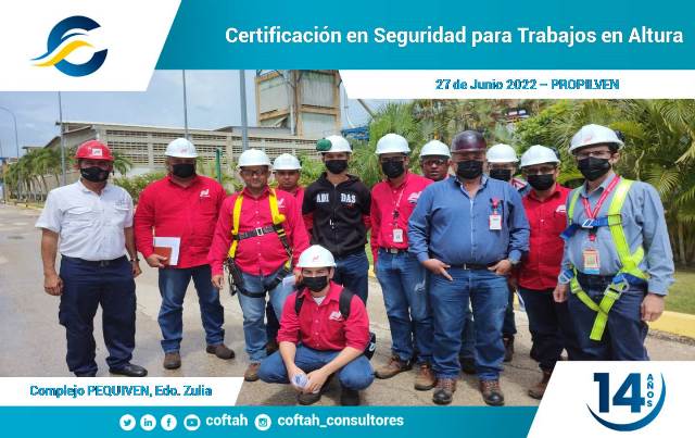 Certificación en Seguridad para Trabajos en Alturas con PROPILVEN en el ...
