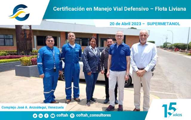 Certificación En Manejo Vial Defensivo - Flota Liviana En SUPERMETANOL ...