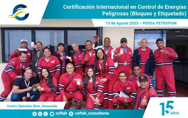 Certificación Internacional En Control De Energías Peligrosas (Bloqueo ...