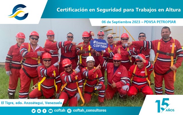 Certificación En Seguridad Para Trabajos En Altura En PDVSA PETROPIAR ...