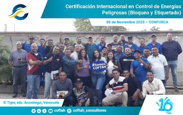 Certificación Internacional En Control De Energías Peligrosas (Bloqueo ...