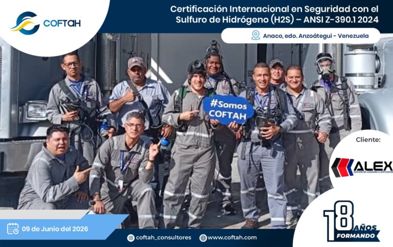 Certificación Internacional con el Sulfuro de Hidrógeno H2S – ANSI Z ...